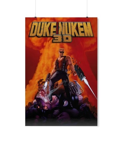 Duke Nukem 3D | Gaming Poster | HD Color | Game Poster | Wall Poster ...