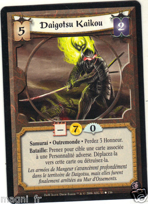 Legend of The Five Rings n° 55/156 - Daigotsu Kaikou (A4104) | eBay