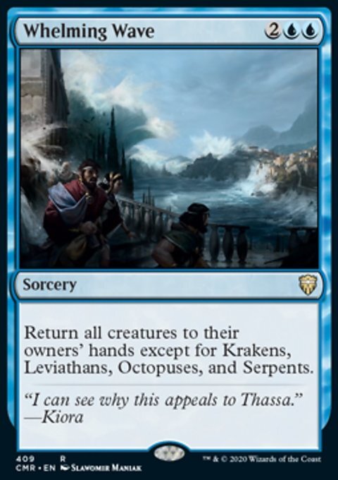 MTG Magic the Gathering Whelming Wave (409/743) Commander Legends LP | eBay