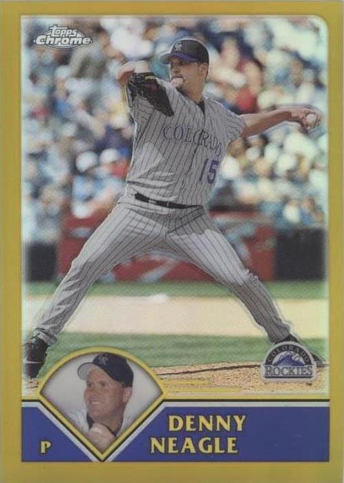 2003 Topps Chrome - Denny Neagle #97 Gold Refractor /449 for sale ...