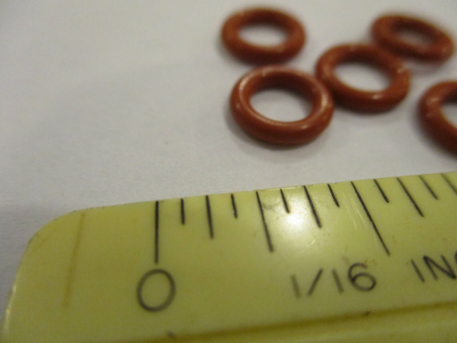 009 Silicone O-ring 70 durometer 7/32" ID x 11/32" OD x 1/16" thick ...