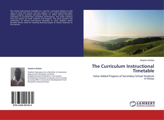 The Curriculum Instructional Timetable von Stephen Wafula (2014 ...