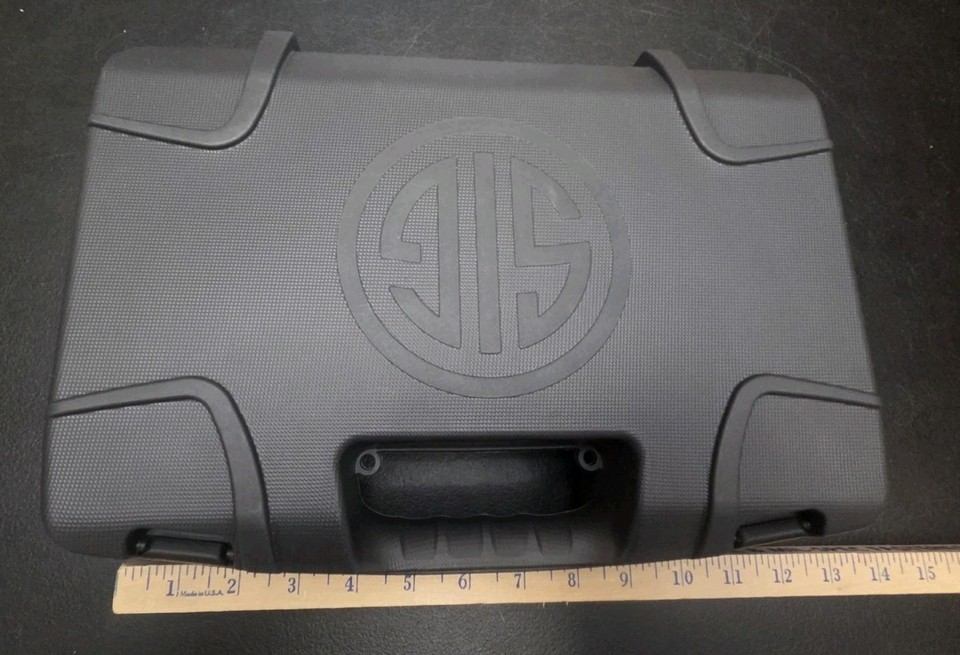 Sig Sauer Factory Grey Pistol Case Box W/ Foam Large | eBay
