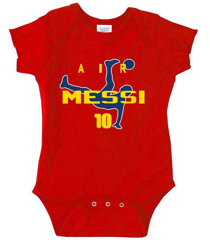 RED Lionel Messi FC Barcelona "Air Messi" T-shirt, Long Sleeve, Or ...