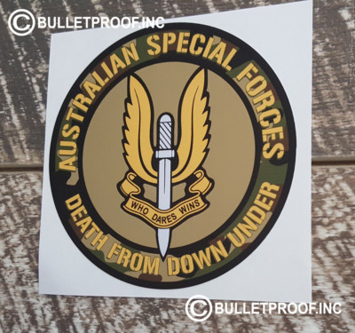 AUSTRALIAN SPECIAL FORCES DECAL STICKER MILITARY ARMY PATRIOTIC DECALS ...