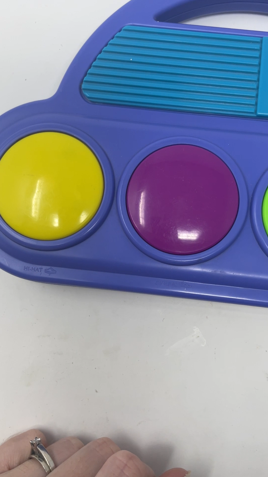 WORKING LA Rock Vintage 1990 Electronic Rap Pad Musical Beat Toy Rare ...