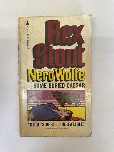 Nero Wolfe Some Buried Caesar By Rex Stout 1968 vintage paperback | eBay