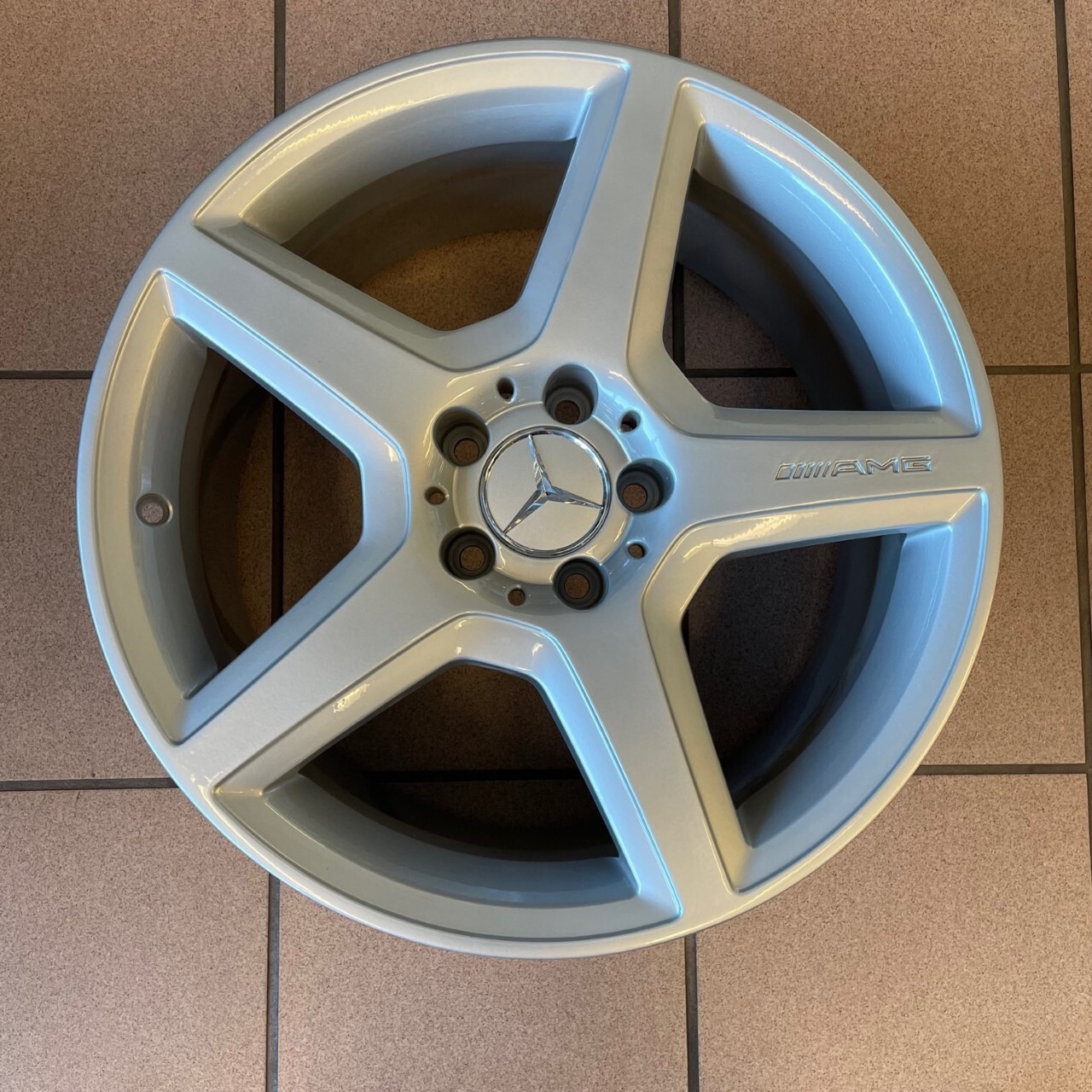 Mercedes W211 E350 CLS550 E320 8.5 / 9 x 18 18" Wheel Rim Rims Set ...