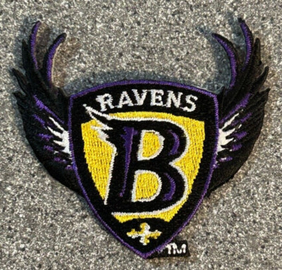 1996-98 BALTIMORE RAVENS NFL FOOTBALL VINTAGE 2.5" TEAM LOGO PATCH | eBay