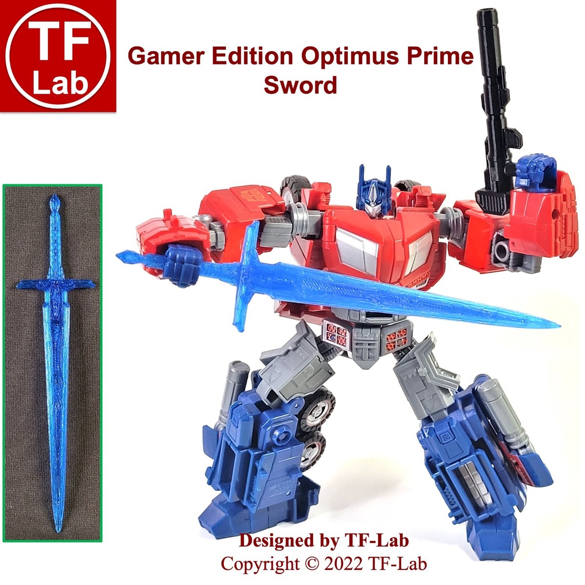 Transformers Fall Of Cybertron Optimus Prime Sword
