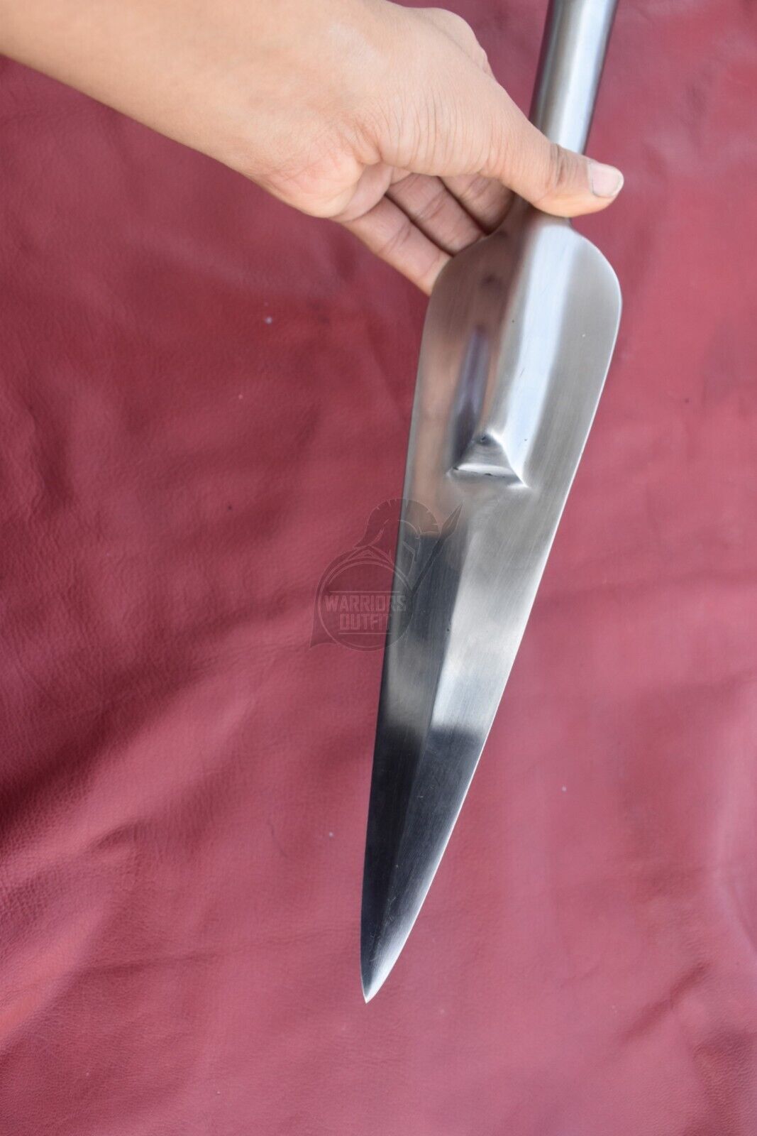 Hand Forged Medieval Viking Full Tang Wing Spearhead. | eBay