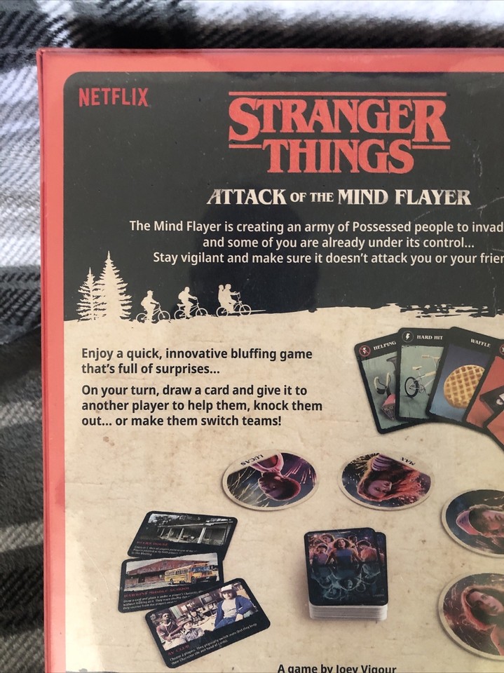 Stranger Things: Attack of the Mind Flayer - Card Game 4-10 Players ...