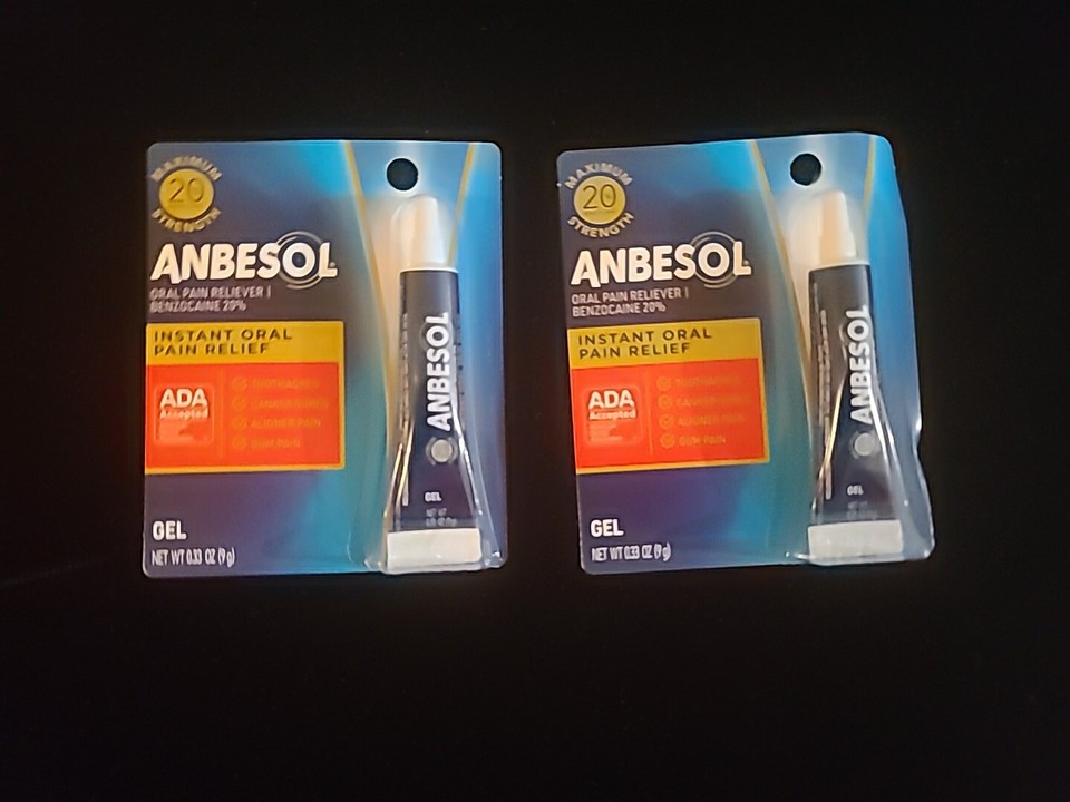 2x Anbesol Maximum Strength For Oral Pain , Instant Pain Relief | eBay