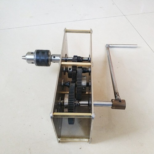 Hand Drill Hole Punch Growth Gearbox Change Gear Generator W/ Metal ...