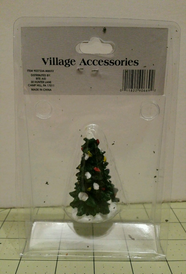 Rite aid village accessories, christmas, christmas tree | eBay
