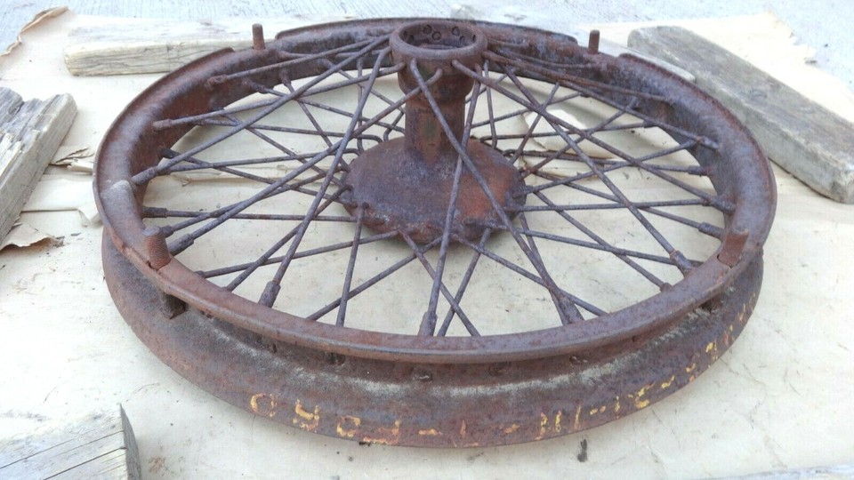 Vintage Model T Ford WIRE SPOKE WHEEL for 21" rim Original 48 spokes | eBay