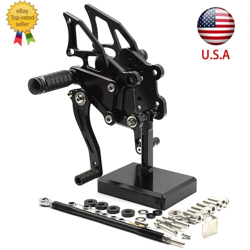 For Kawasaki NINJA 300 250 2013-2017 CNC Rearset Footpeg Footrest Pedal ...