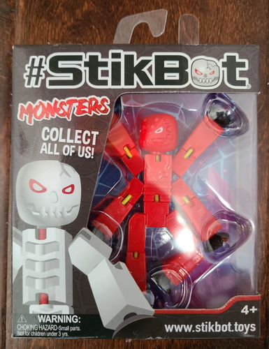 New StikBot Monsters Insector Figure Red Poseable 2018 Zanimation Zing ...