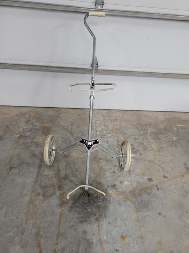 Vtg AJAY Bag Boy Manual Aluminum Golf Caddy Collapsible Pull Cart, USA ...
