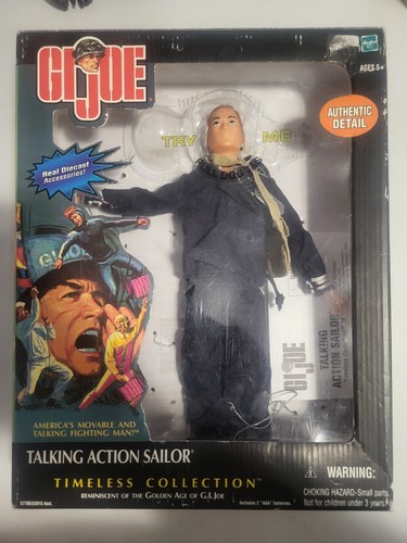 HASBRO 2002 GI JOE Timeless Collection Talking Action Sailor (No ...