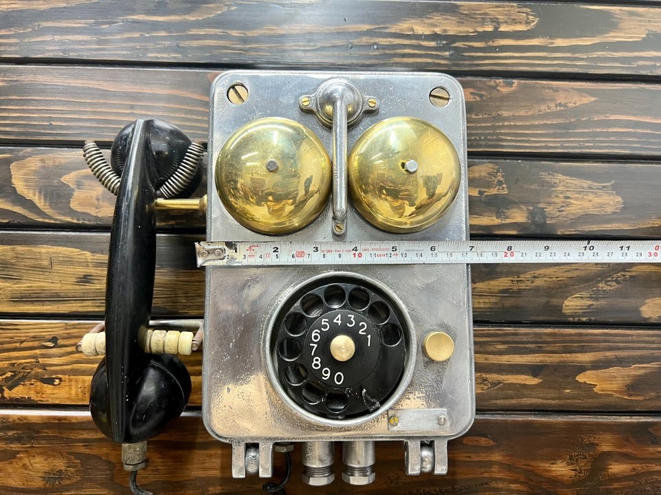 Rare Vintage Ship Sound Maritime Telephone Wall Mount Aluminum ...