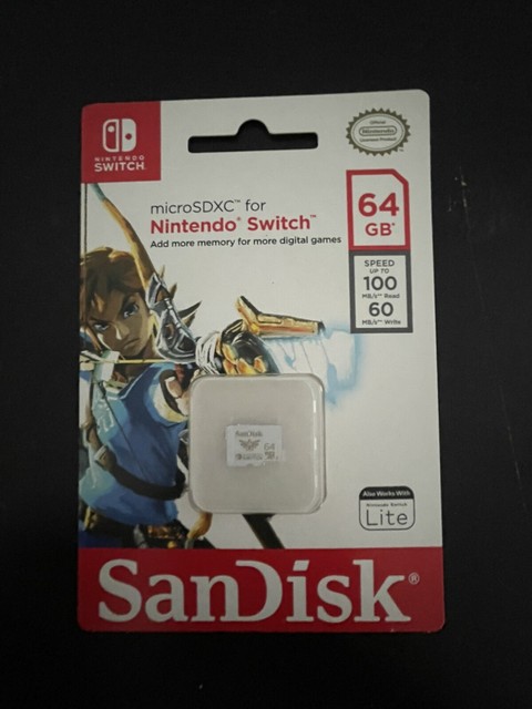 zelda SanDisk 64GB microSDXC Zelda Memory Card for Nintendo Switch ...