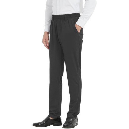 LETAOTAO Mens Elastic Waist Pants for Seniors High Stretch Expandable ...