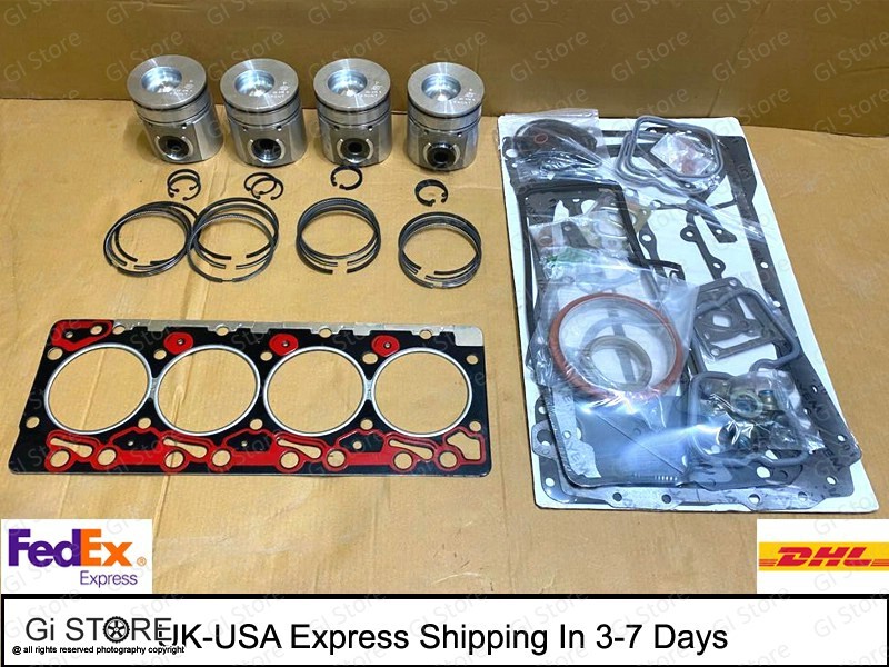 Engine Overhaul Rebuild Kit for Case Cummins 4BT3.9 Non Emission 450C ...