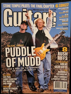 Guitar One Magazine January 2004 Puddle Of Mudd | eBay