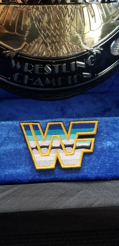 WWF WWE Wrestling Logo Embroidered Iron on Patch for sale online | eBay
