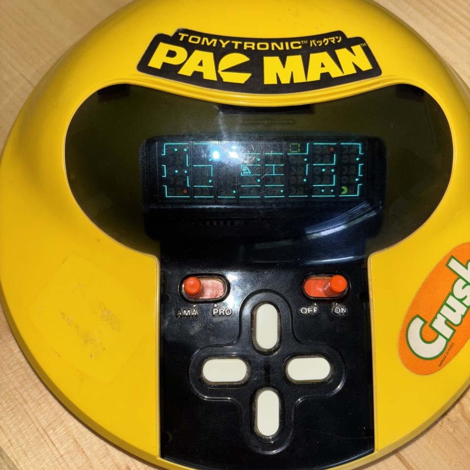 Vintage PAC-Man Tomytronic 1981 Handheld Video Game *TESTED* | eBay