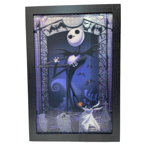 Disney Jack Skellington 3D Picture In Frame | eBay