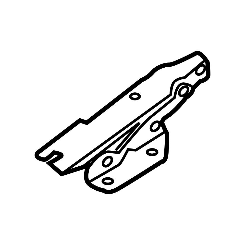 Genuine OEM Front Passenger Right Hood Hinge For BMW 41617120276 | eBay