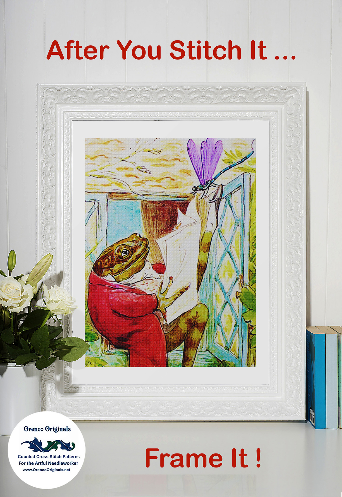 Beatrix Potter Peter Rabbit Follows Farmer McGregor Counted Cross ...