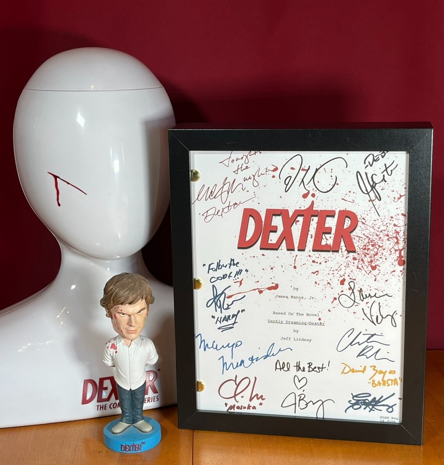 Dexter Pilot Script Signed- Autograph Reprints- Dexter TV Show | eBay