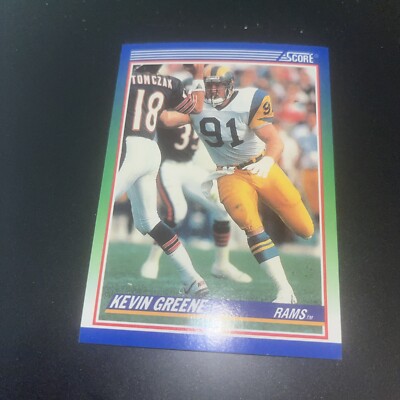 Kevin Greene #374 Score 1990 NFL Football Trading Card Los Angeles Rams ...