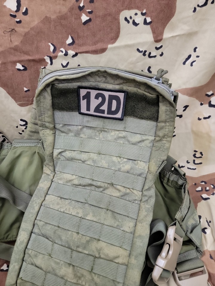 12D MOS TAN Hook Back Hat Bag Military Patch Army SCUBA DIVER | eBay