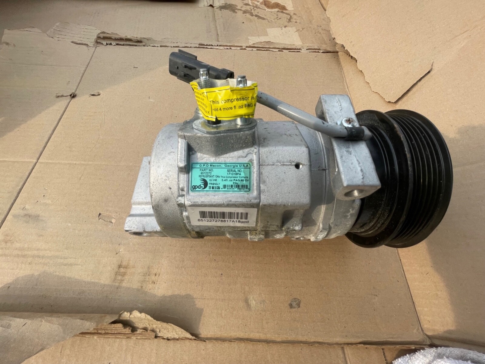 GPD AC COMPRESSOR 6512272 Chris. cross four seasons 98346 | eBay