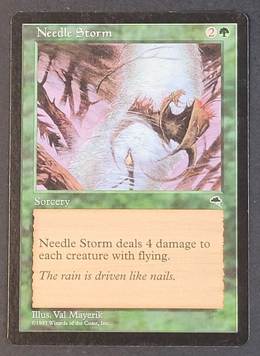 MTG - 2x Needle Storm - Tempest - NM/LP - Vintage - Magic The Gathering ...
