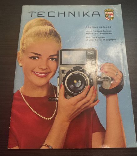 VTG LINHOF TECHNIKA LARGE FORMAT CAMERA GENERAL CATALOG INFORMATION BROCHURE | eBay