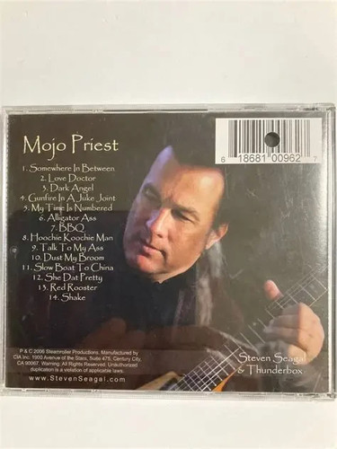 Mojo Priest by Thunderbox/Steven Seagal (CD, May-2006, Steamroller) for ...