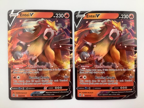 Pokémon TCG Entel V 022/172 Brilliant Stars Holo Rare NM | eBay
