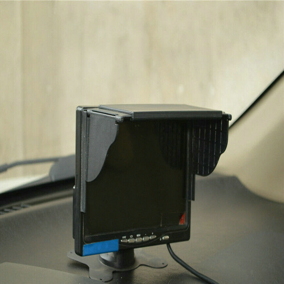 6-10'' Adjustable Car Navigation Visor Cover Car Stereo Radio GPS Hood ...