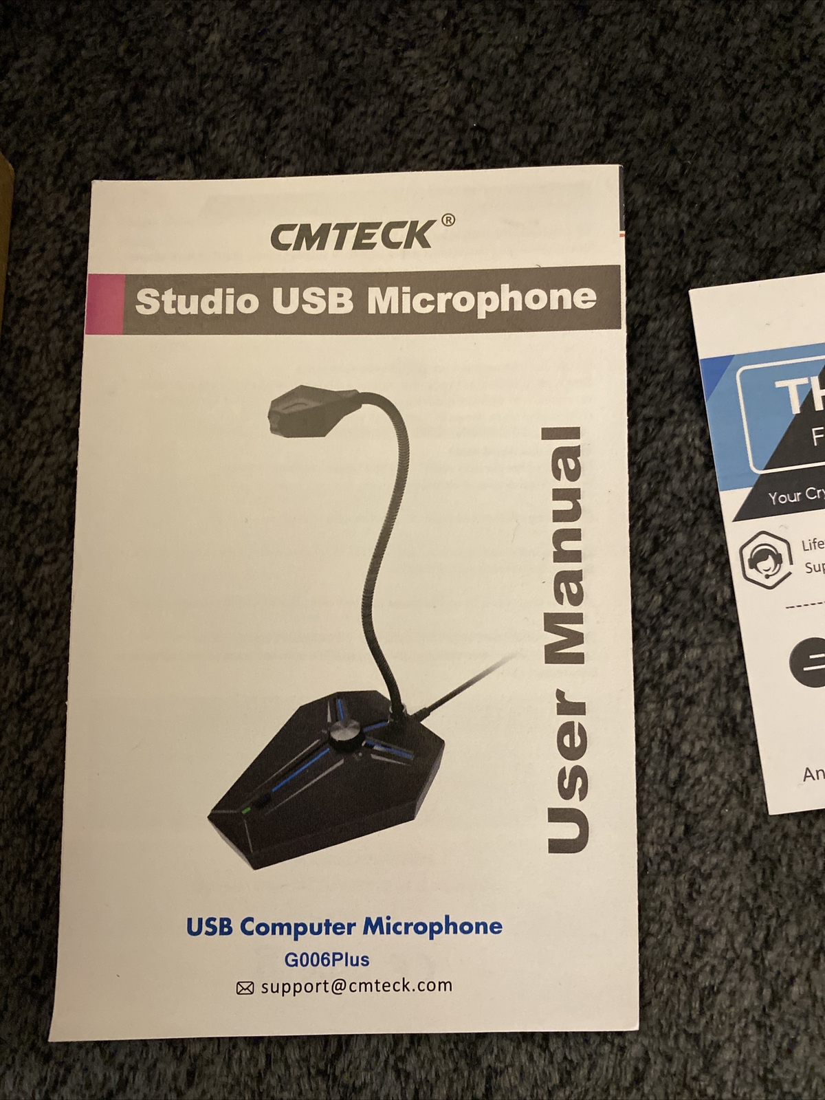 CMTECK CM-G006 USB Computer Microphone - Black for sale online | eBay