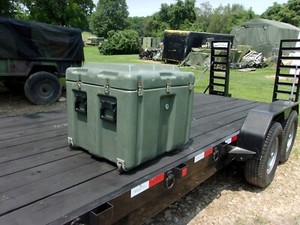 HARDIGG MILITARY STORAGE CONTAINER CASE BOX- 29x26x25 ARMY SURPLUS ...