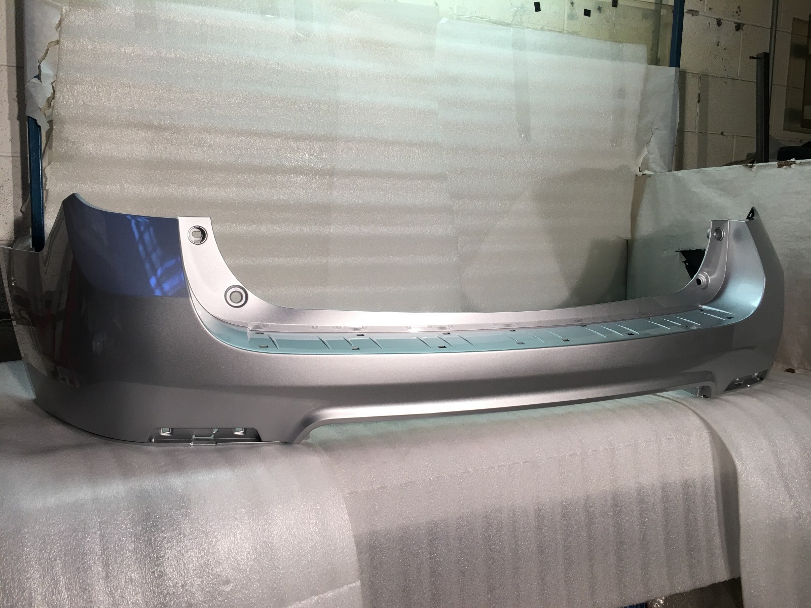 2010-2015 CHEVY EQUINOX REAR BUMPER COVER OEM PAINTED SILVER 23260231 ...