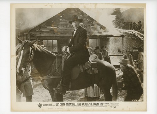 HANGING TREE Original Movie Still 8x10 Gary Cooper, Stain Creases 1959 ...