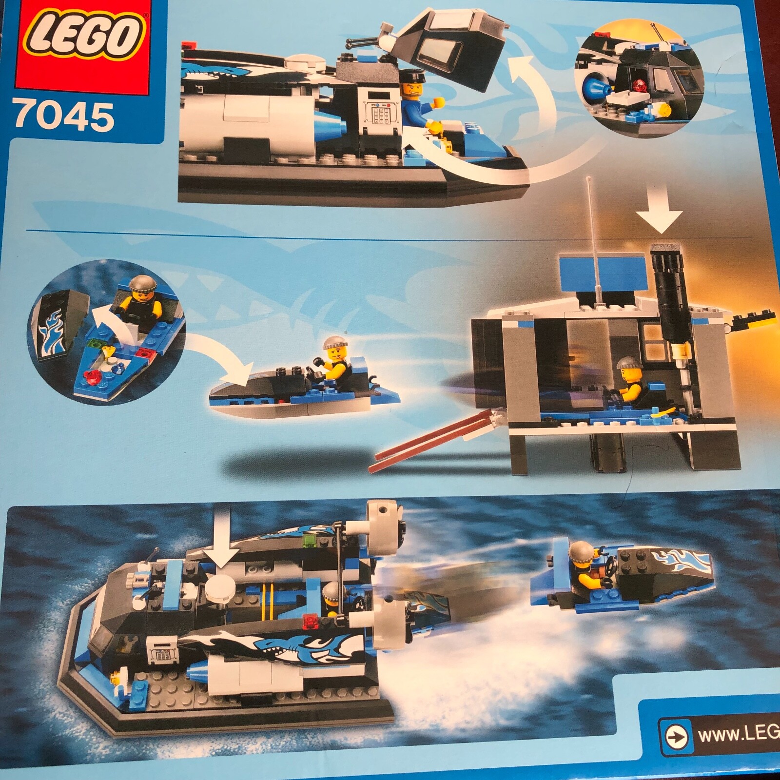 LEGO World City: Hovercraft Hideout (7045) for sale online | eBay UK