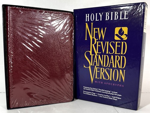 New Revised Standard Version Bible with Apocrypha by Not Available ...