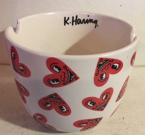 keith haring Anthropomorphic Heart Face Stoneware Ramon Bowl | eBay